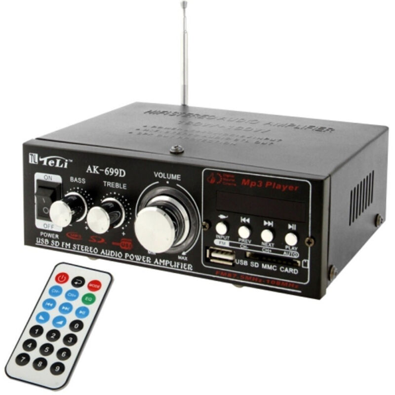Trade Shop - AUDIO AK-699D MP3 FM USB KARAOKE AMPLIFICATOR MIT STEREO ...