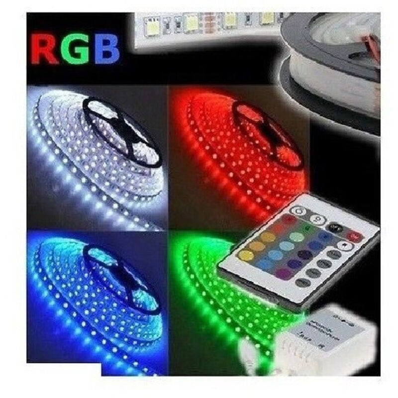 Trade Shop - LED-STREIFEN SMD 5050 RGB IP65 5 METER SPULE ...
