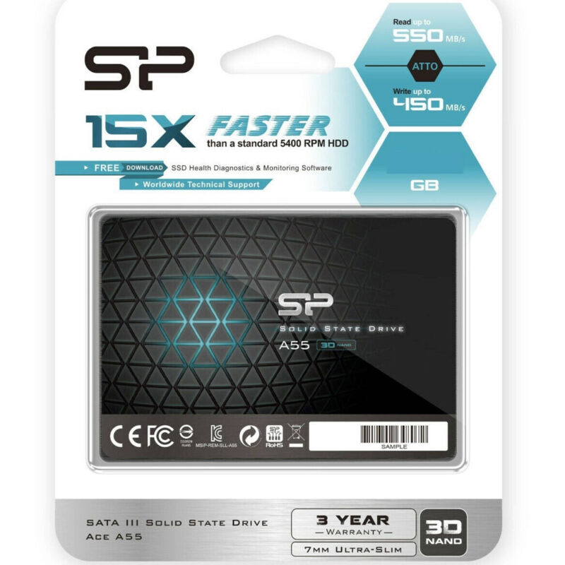 Trade Shop - INTERNE FESTPLATTE SSD 256GB HIGH SATA 3 2,5'' FÜR DESKTOP ...