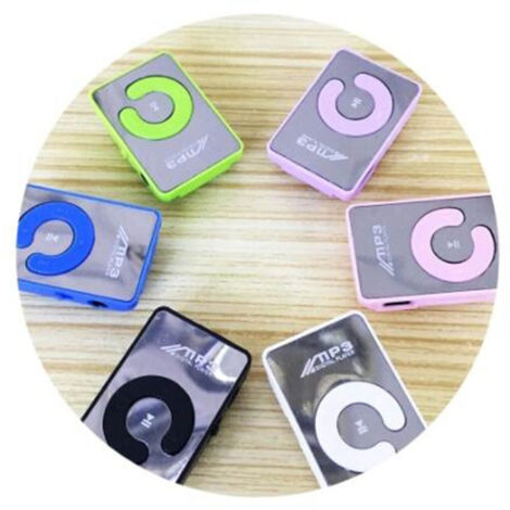 Trade Shop - MINI MP3 NANO STYLE MIT CLIP CUFFIE MICRO SD TF USB ...