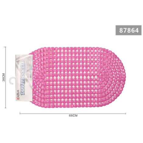 Trade Shop - ANTISCIVOLO OVALE DIAMANTE ROSA PER VASCA BAGNO DOCCIA 36 ...