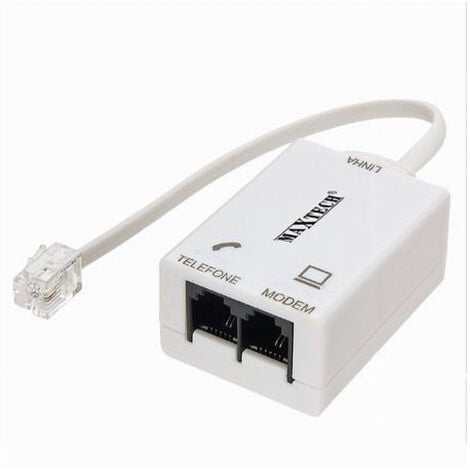 Trade Shop - ADSL-FILTER-TELEFON-SPLITTER-STECKER RJ11-WEIBLICHE ...