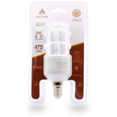 Trade Shop - LED-Leuchtmittel E14 5W 3U JN05 Rohrleuchte Linear Tube ...