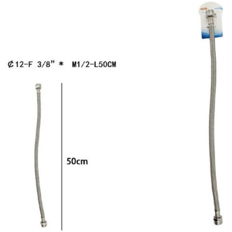 Trade Shop - SCHLAUCH WASSER MISCHER 50 CM F 3/8" X M1/2 69401