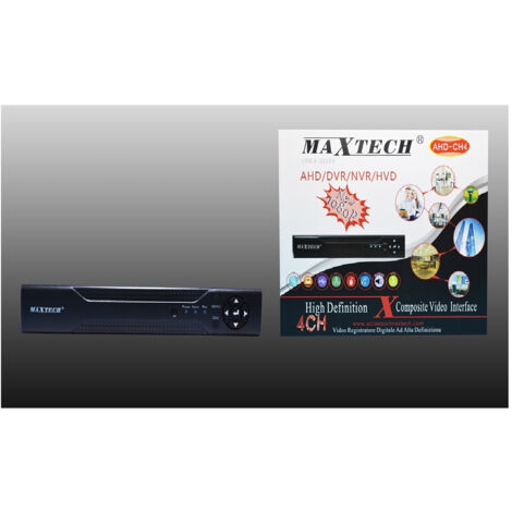 Trade Shop - MAXTECH AHD-CH4 1080P 4-KANAL-DIGITAL-DVR/AHD/NVR/HVD ...
