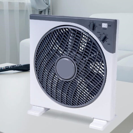 Trade Shop - BOX FAN 45 WATT 30 CM MIT BIANCO TIMER GROUP 5 PALE 5340054