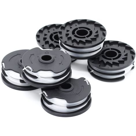 Lot de 6 bobines de fil de rechange pour coupe-bordure LIDL Parkside PRTA 20-Li A1, B2, C3, PRT ...