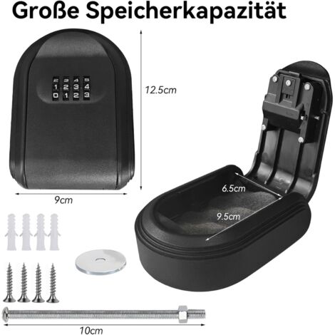 Key Safe with Code Encryption, Magnetic Suction, Large Capacity ...