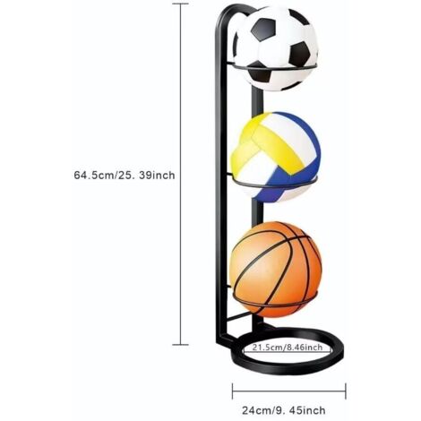 Support Ballon Foot, Rangement Ballon Vertical, Support Ballon Basket ...