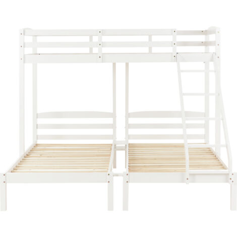 Litera infantil triple 90x200cm, 3 posiciones, somier de láminas ...