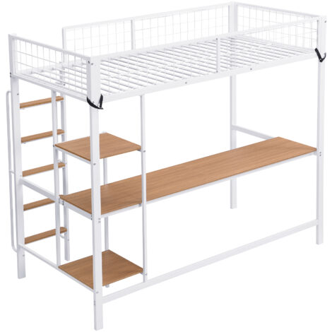 Camas altas individuales de 90 x 200 cm para adultos/niños, con ...