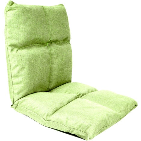 Aga Fauteuil de sol inclinable 52x55x55 cm Vert