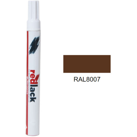 Retuschierstift 8 ml – RAL 8007 - Glanz - Rehbraun - für verschiedene ...