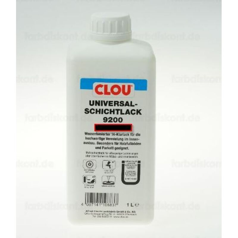 Bidón 1 L Barniz Clou hidro universal 9200 Mate