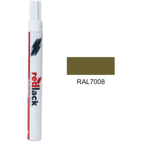Fieltro retoque pintura 8 ml – RAL 7008 Brillo – Gris caqui – para ...