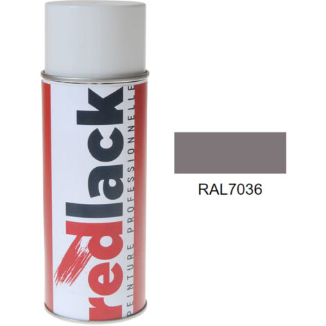 Pintura spray 400 ml – RAL 7036 Brillo – Gris Platino – ideal para ...