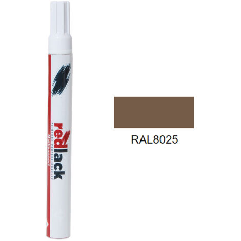 Fieltro retoque pintura 8 ml – RAL 8025 Satinado – Marrón pálido – para ...