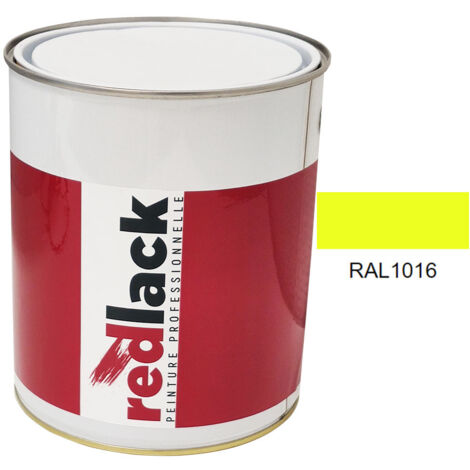 Bote de 3 L de pintura – RAL 1016 Amarillo Azufre – mate – para ...
