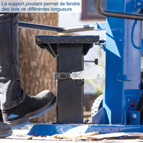 Scheppach Fendeur de bois vertical compact 10T - Force de fendage 10T ...