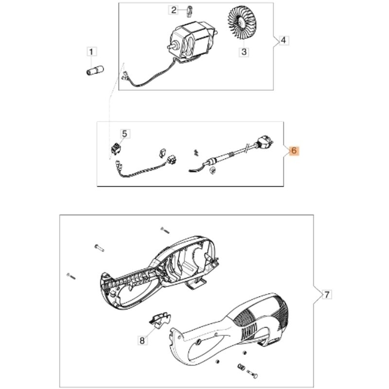 Câbles pour débroussailleuses électriques modèles TR111E ORIGINAL EMAK ...