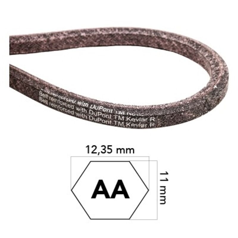 Courroie de tracteur de pelouse en KEVLAR COMPATIBLE MTD 754-04175