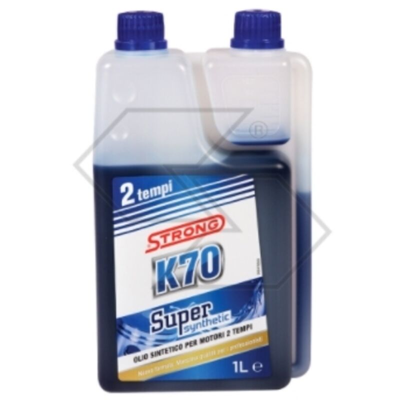 Strong K70 SUPER SYNTHETIC blend oil 2-stroke engine chainsaw 1 LITRE ...