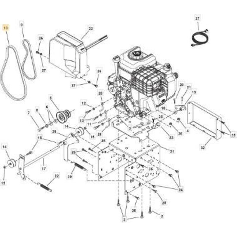 PERCEUSE À BANDE MOBILE 4L 38.10 ORIGINAL STIGA - 1812-2232-01