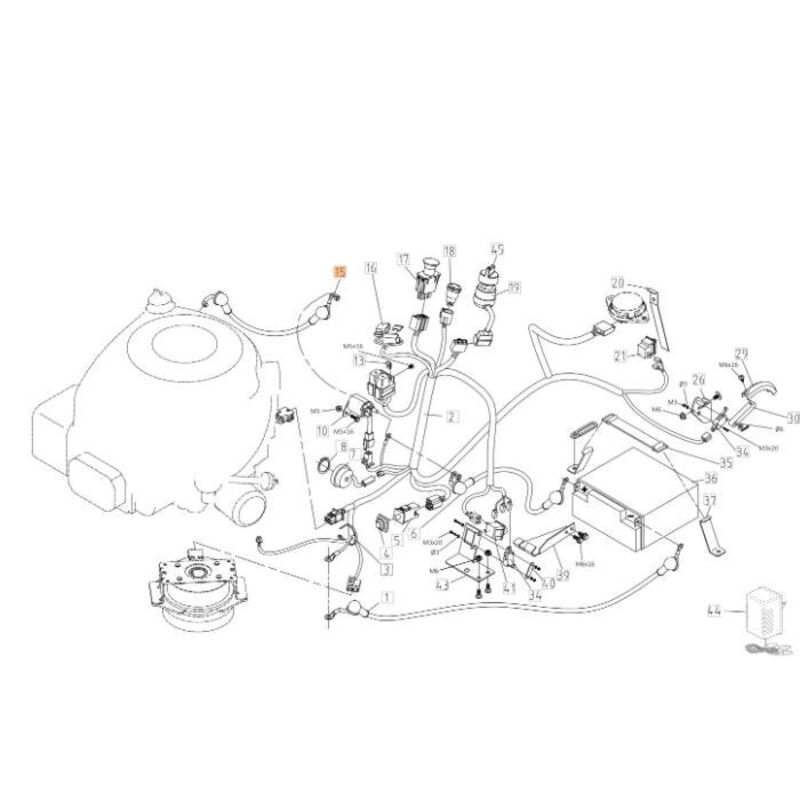 CÂBLE ÉLECTRIQUE ORIGINAL EMAK TS000324R