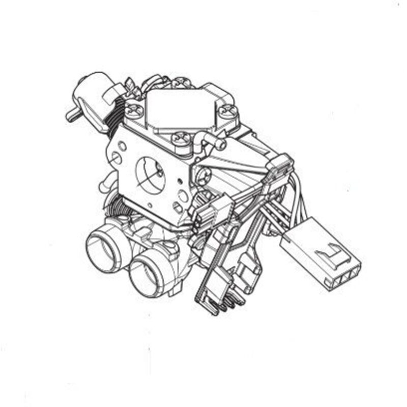 KIT CARBURATEUR AVEC TUYAU DE MÉLANGE 501463308 ORIGINAL HUSQVARNA