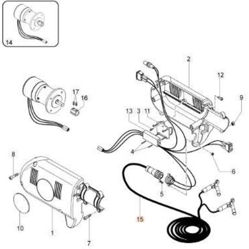 CÂBLE ÉLECTRIQUE ORIGINAL EMAK CS01200651