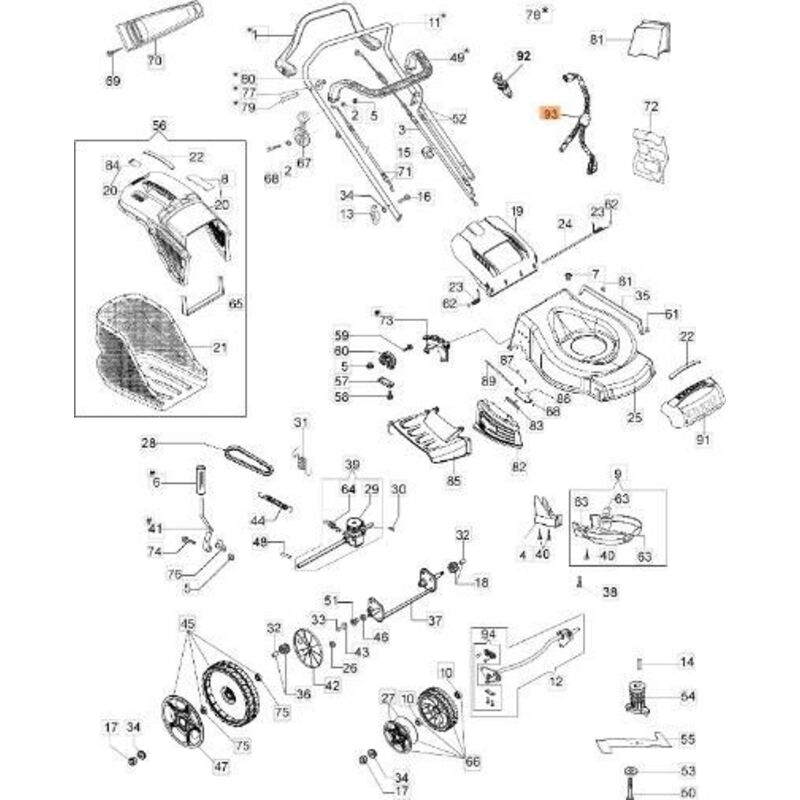 CÂBLE ORIGINAL EMAK 66110586AR