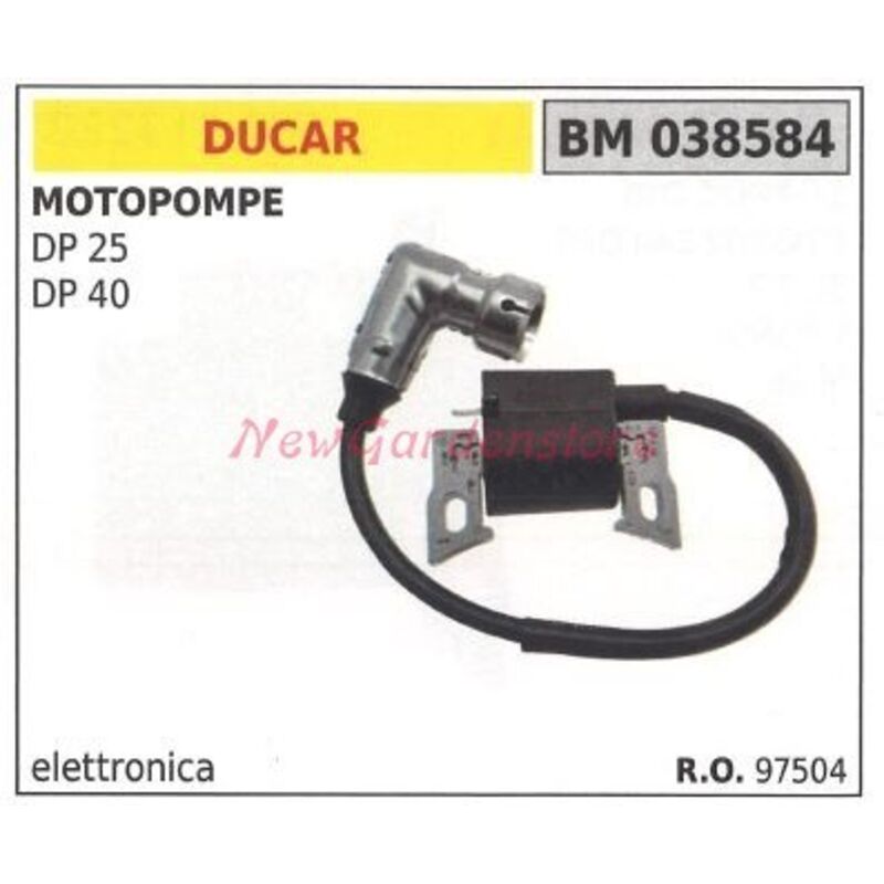Bobine d'allumage DUCAR pour DP 25 DP 40 MOTOPOMPE 038584