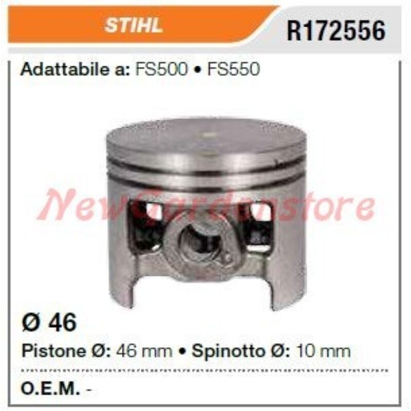 STIHL FS500 550 tronçonneuse goupille de piston 172556
