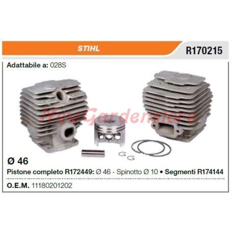 Pièce de rechange segments de cylindre à piston pour STIHL 028S ...