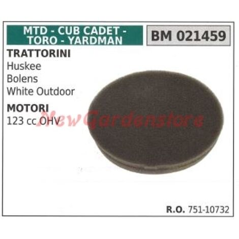 Filtre à air MTD moteur 123 cc OHV monté sur tracteur de pelouse HUSKEE ...