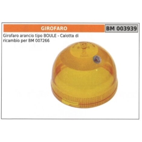 Balise orange BOULE code 003939 pour signalisation de chantier diametre ...
