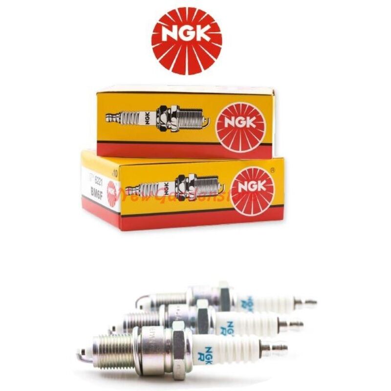 Candela NGK B2H esagono 21 240239 rasaerba decespugliatore motosega ...