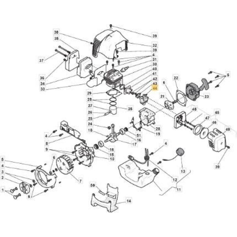 RUIXING VERGASER (SK-C43E/33) ORIGINAL STIGA - 118801208/0