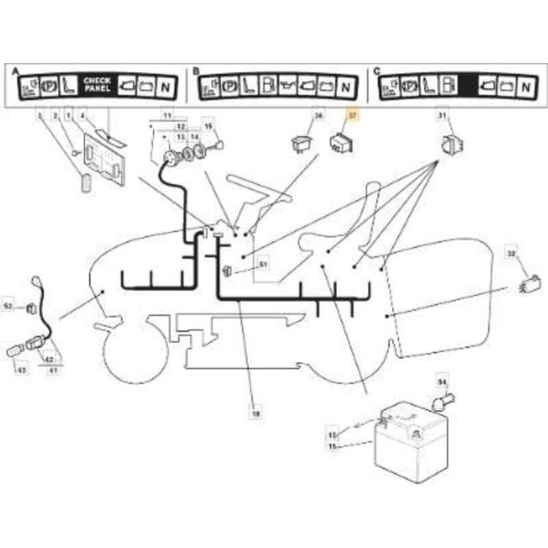 HOBBS-STUNDENZÄHLER TYP 82001, KIT EINES ORIGINALSTIGA – 118230000/0