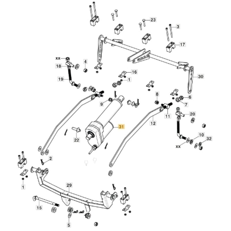 Elektro-Rasentraktor Modelle GYRO900e ORIGINAL STIGA 118001007/0