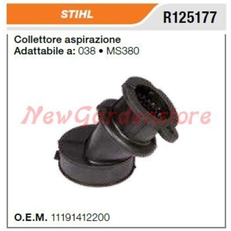 STIHL Kettensägen-Ansaugkrümmer 038 MS380 R125177