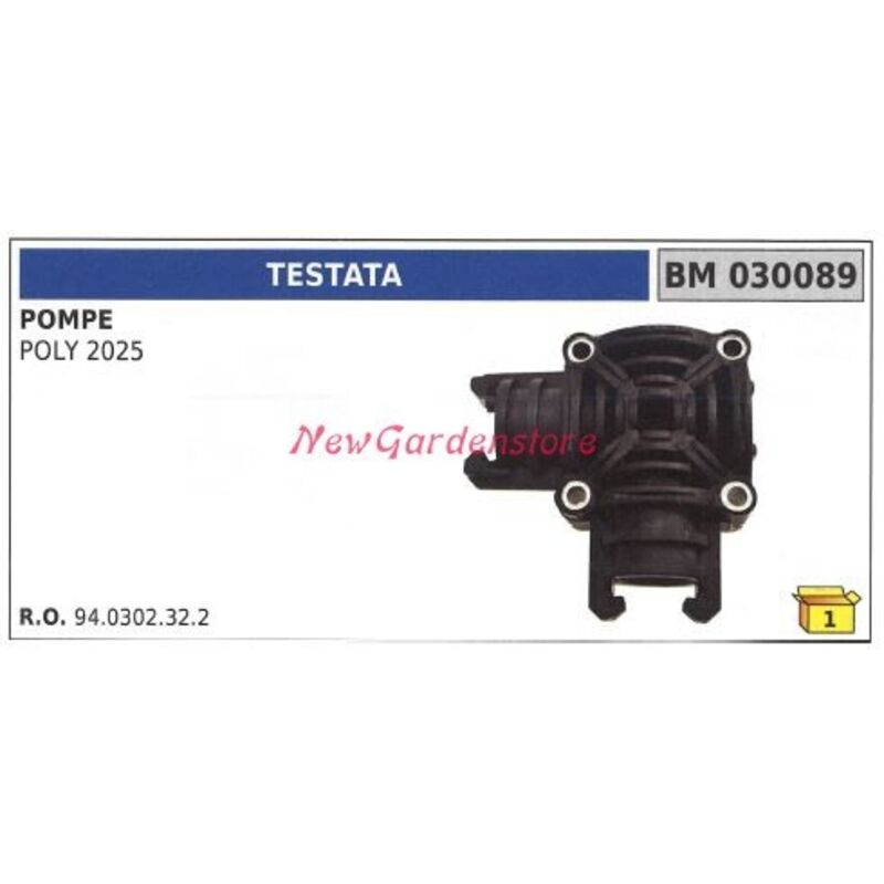 UNIVERSAL-Pumpenkopf UNIVERSAL-Pumpe Bertolini POLY 2025 030089