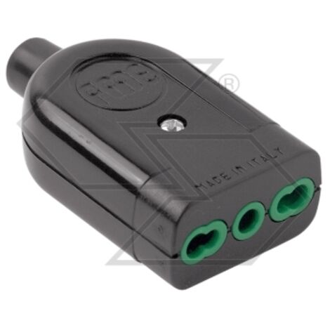 2-poliger Stecker + Erde 16A 220V Zweipolig mit breitem und engem Raster