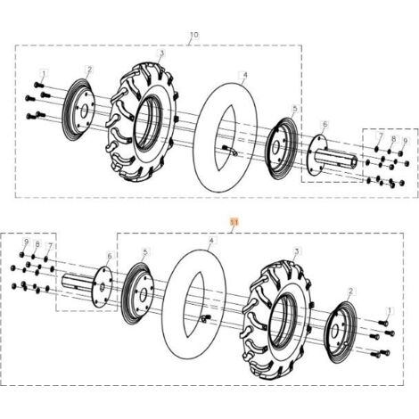 ORIGINAL EMAK RADSATZ L66150997