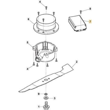 EL 340 Li 36V ORIGINAL STIGA CONTROLLER - 118206002/1