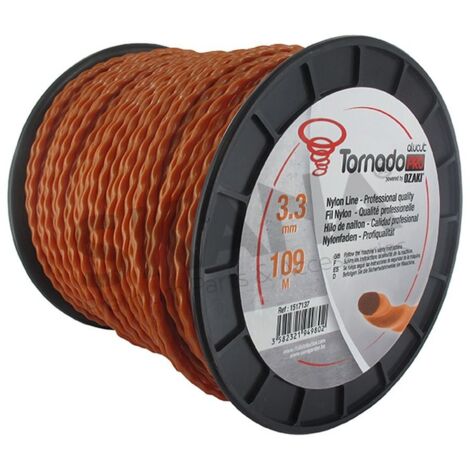 SPOOL TRIMMER LINE 3,3MM RIF 1517137 KOMPATIBEL TORNADO