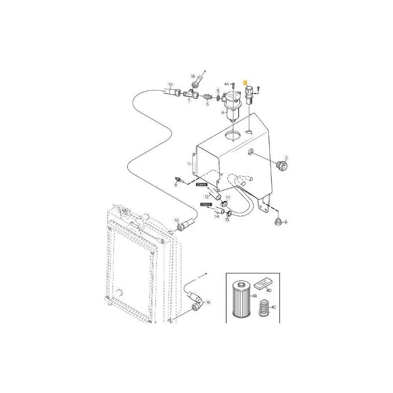 1/4 HIDRÁULICO. VENTILACIÓN DEL TANQUE DE ACEITE. ESTIGA ORIGINAL ...