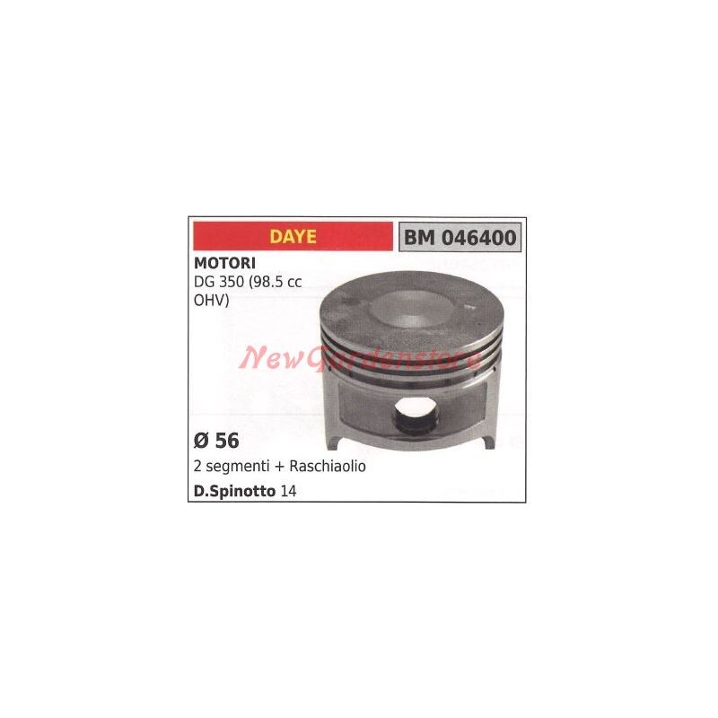 Pistón motor cortacésped DG 350 CM 90 Ø 56mm DAYE 046400