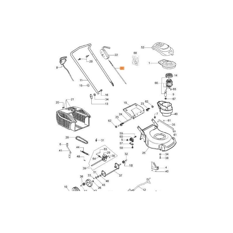 CABLE DE TRACCIÓN EMAK ORIGINAL 66130024BR