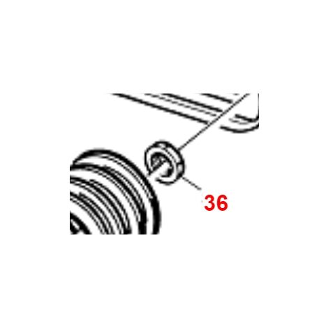 Tuerca M20x1,5 UNI 5589 paso fino ORIGINAL GIANNI FERRARI 00.26.03.1130